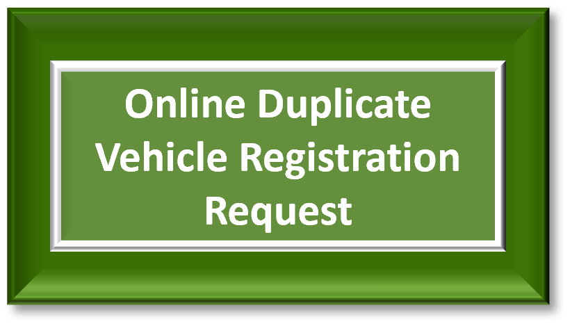 Vehicle Registration Replacement | dmv